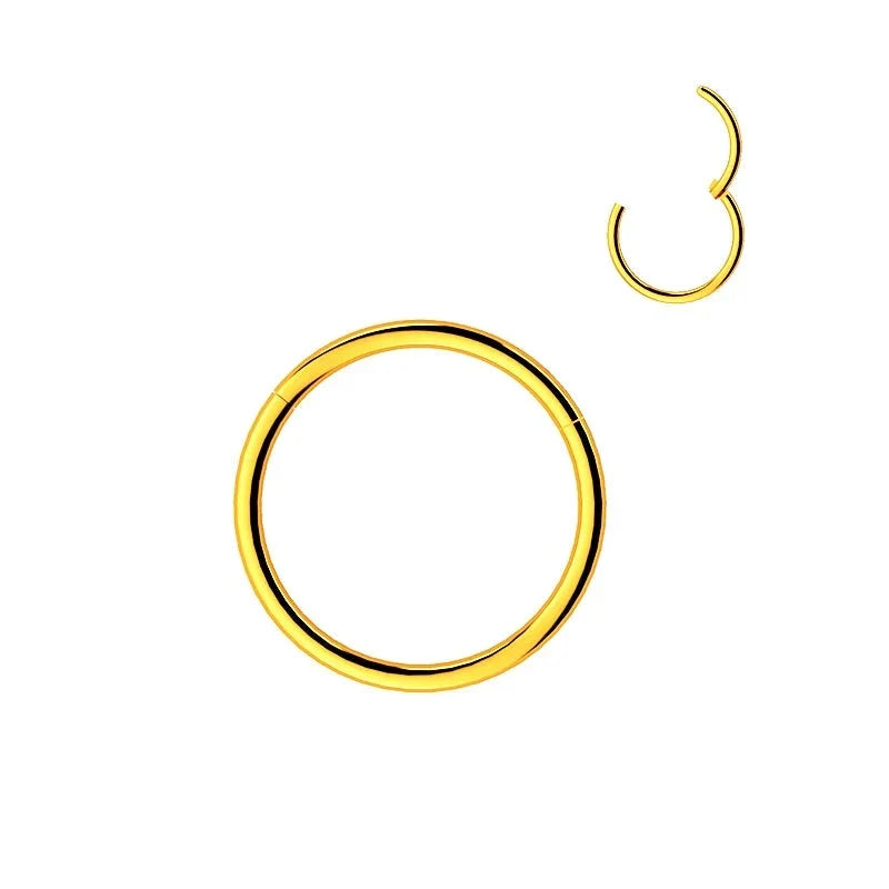 Gouden neusring piercing | L'Esprit Gothique